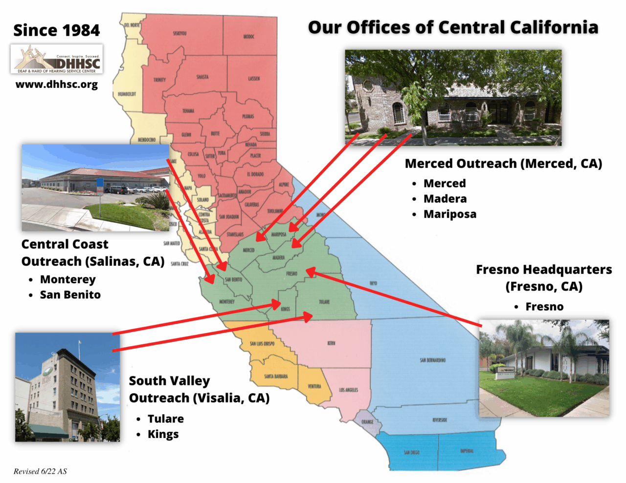 Our Offices - Deaf and Hard of Hearing Services